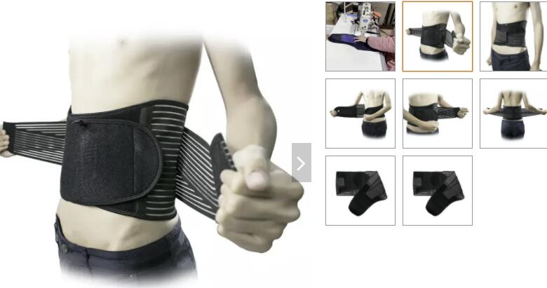 Fromufoot Lower Back Brace | Neoprene & Spring Support for Pain Relief ...